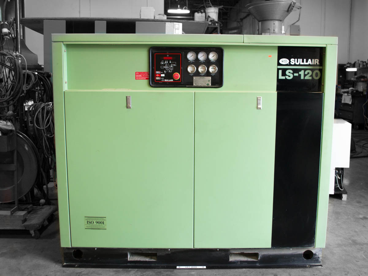 Used Sullair LS-120 Air Compressor – Coast Machinery Group