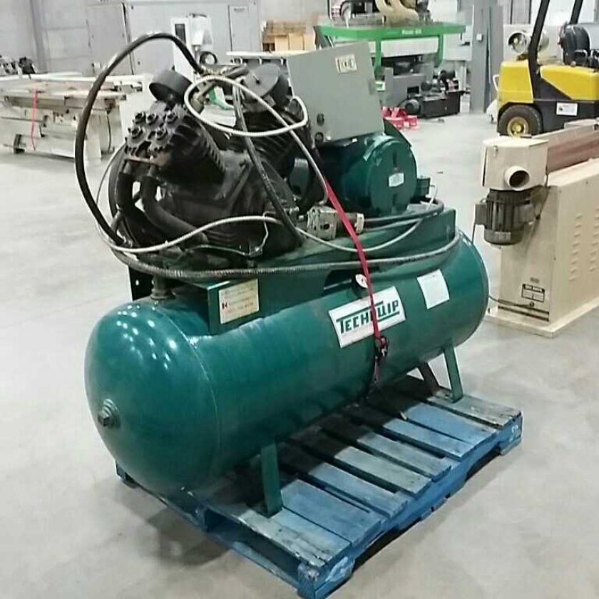 Used TechQuip Twin Head Air compressor – Coast Machinery Group