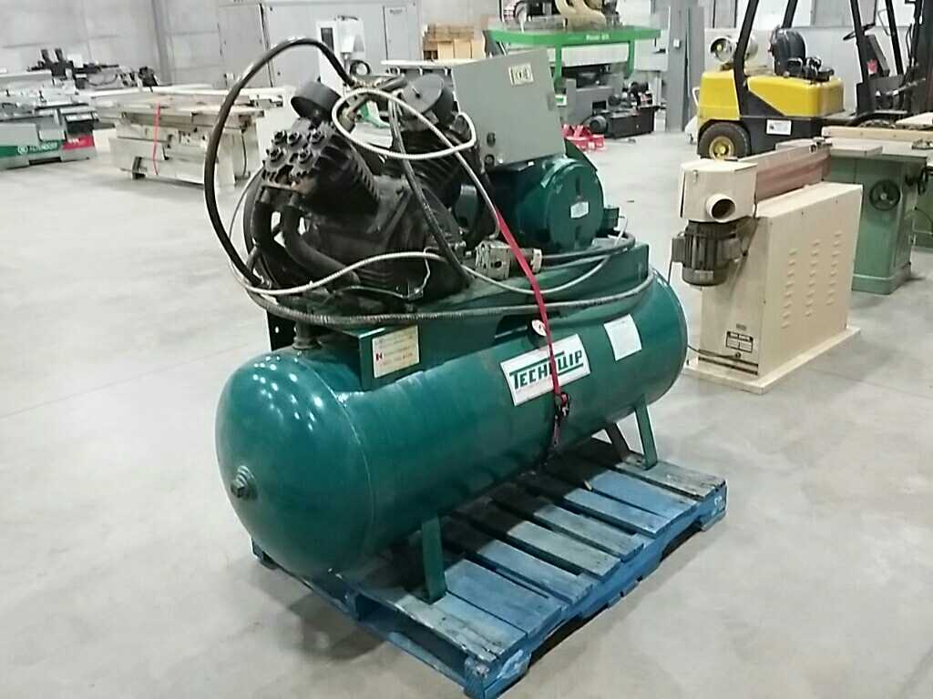 Used TechQuip Twin Head Air compressor – Coast Machinery Group