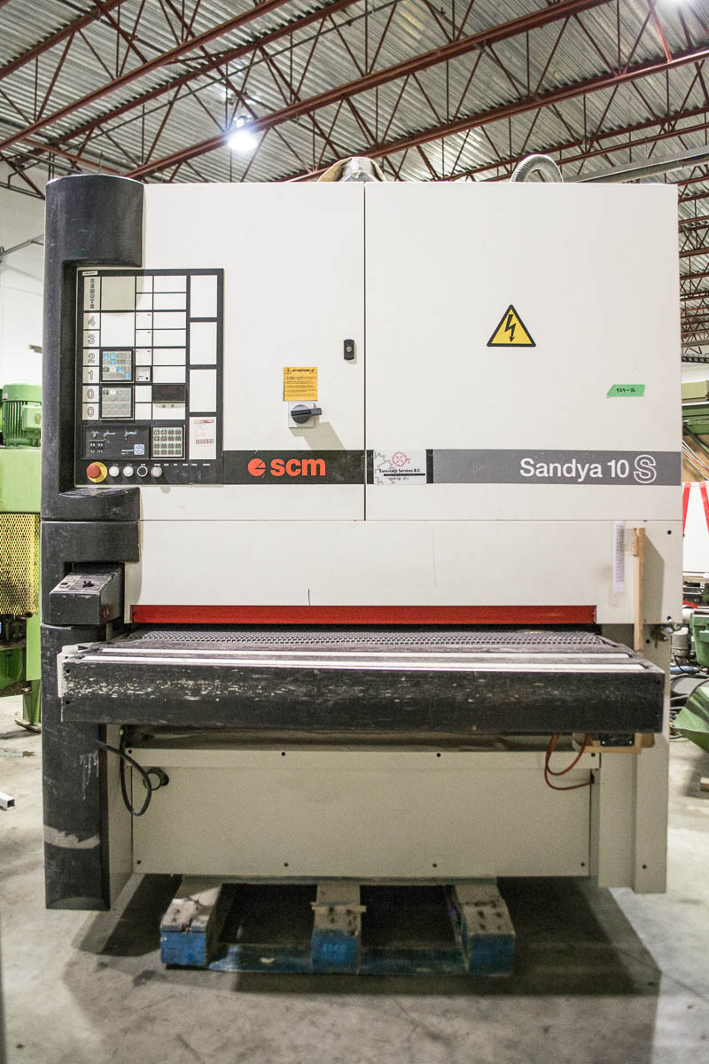 Used SCM 10S Wide Belt Sander – Coast Machinery Group