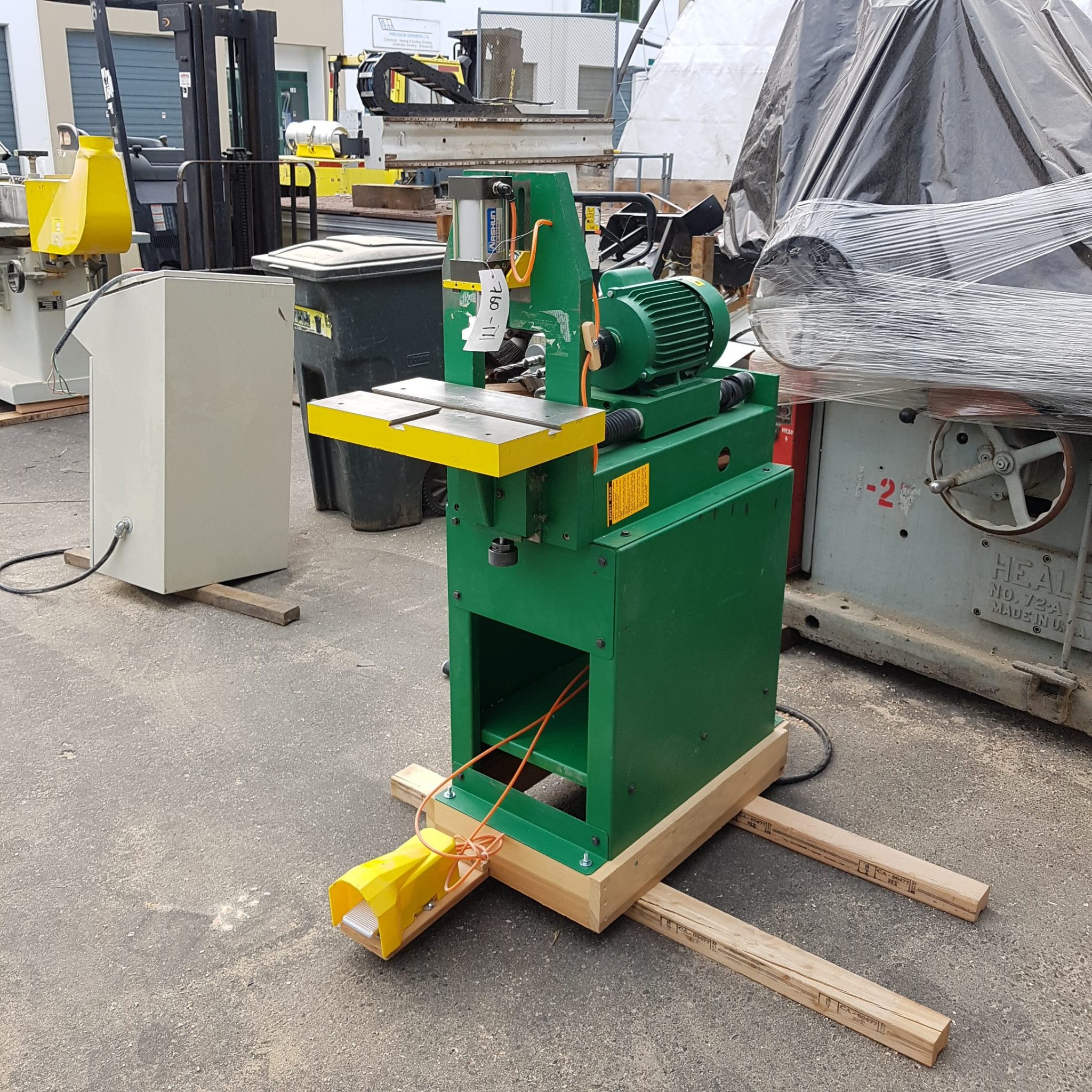 Used Woodteck Double Spindle Horizontal Drill – Coast Machinery Group