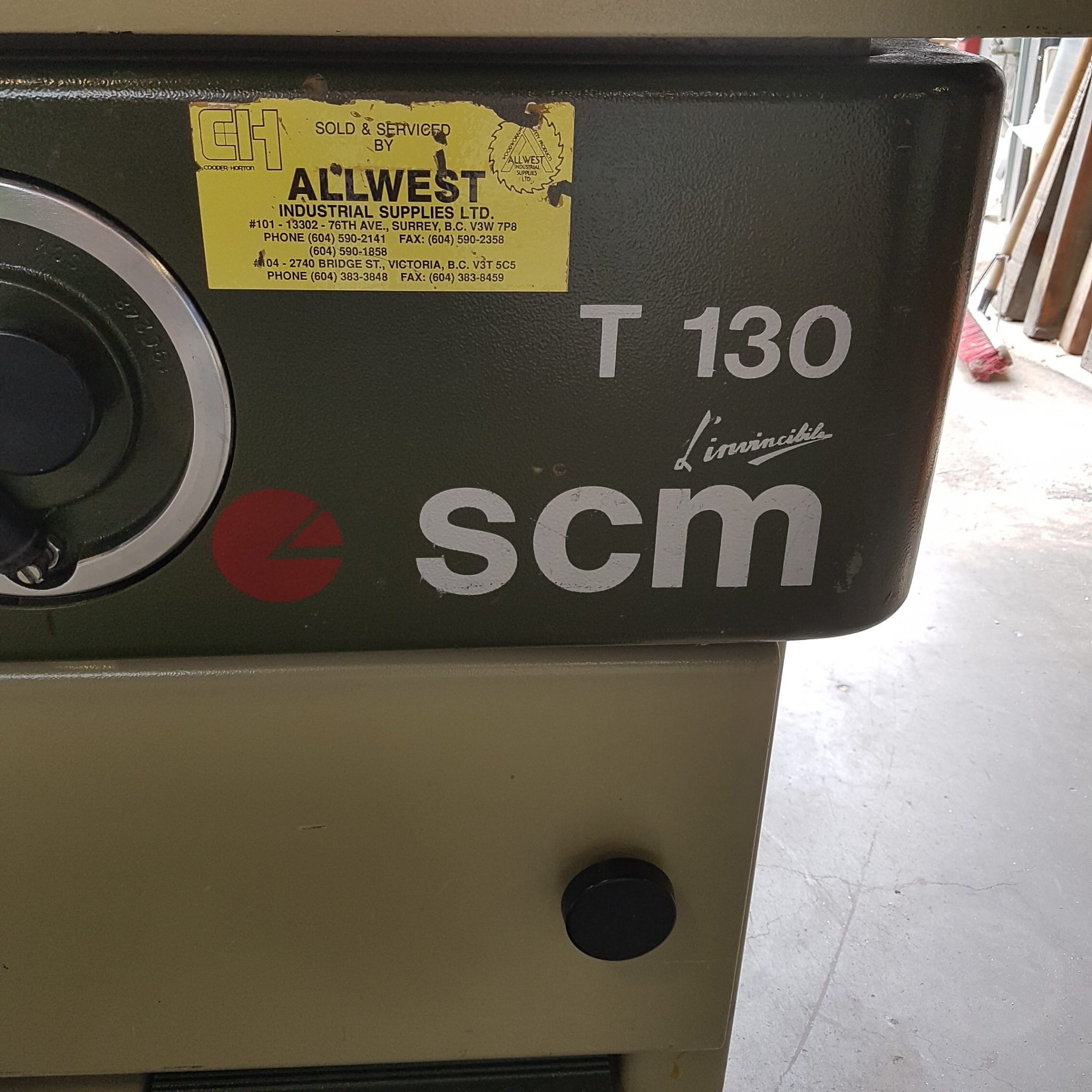 Used SCM T130 Shaper – Coast Machinery Group