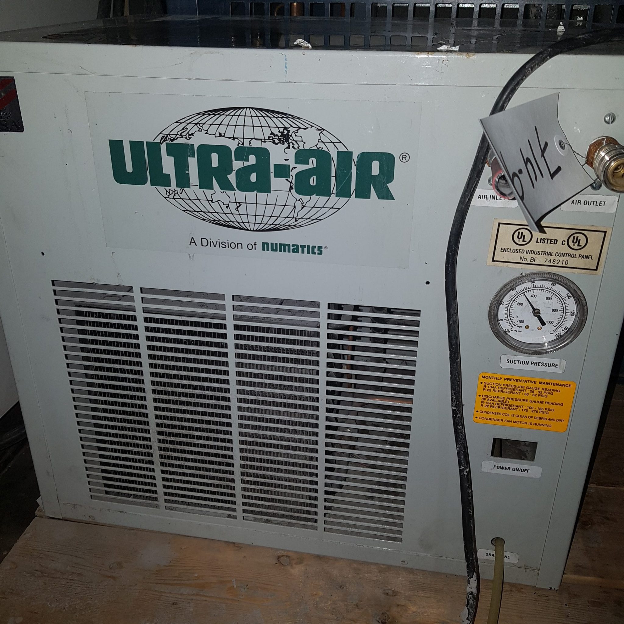 Used 20 SCFM Ultra Air ir Dryer – Coast Machinery Group