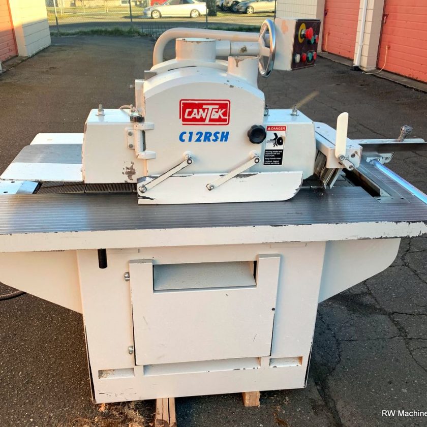 Used Cantek C12RSH Straight Line Rip Saw – Coast Machinery Group
