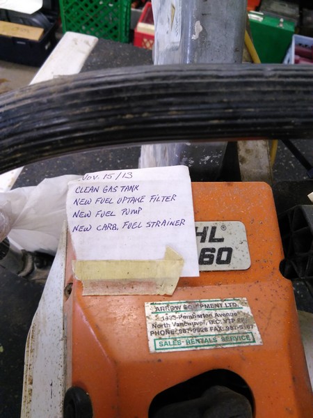 Used Stihl Gas Powered Cut Off Saw TS-460 – Coast Machinery Group