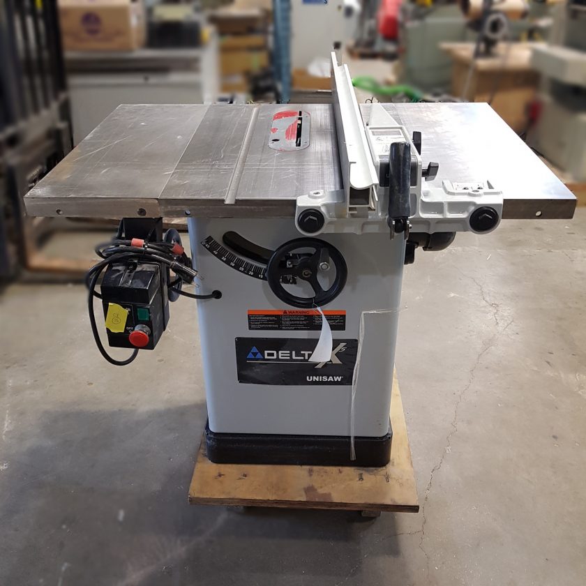 Used Delta Unisaw Table Saw – Coast Machinery Group
