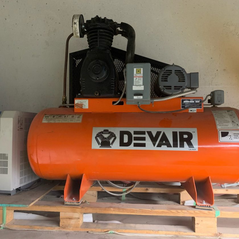 Used Devair 5 HP Compressor – Coast Machinery Group