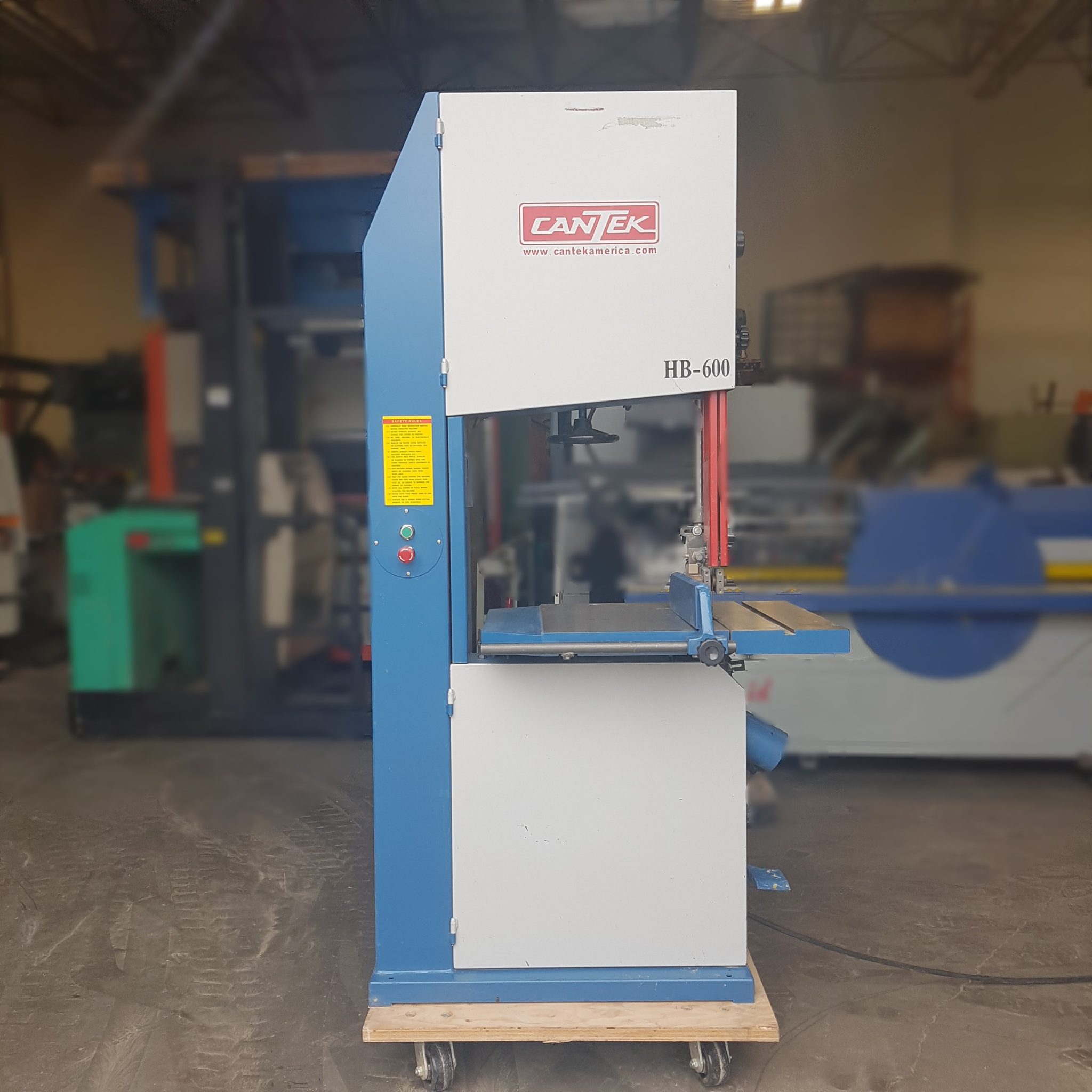 Used Cantek HB-600 Bandsaw – Coast Machinery Group