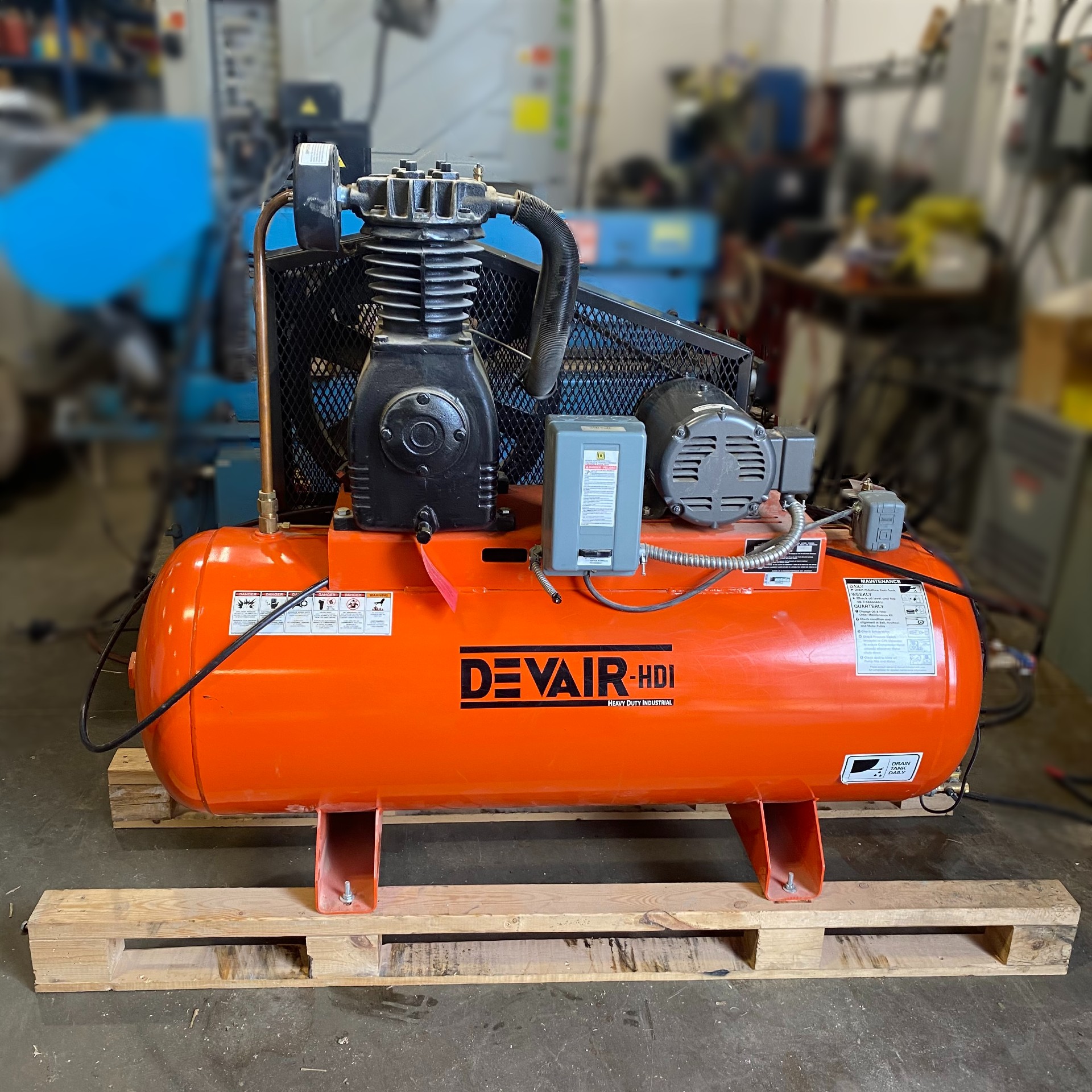 Used Devair 5HP Compressor – Coast Machinery Group