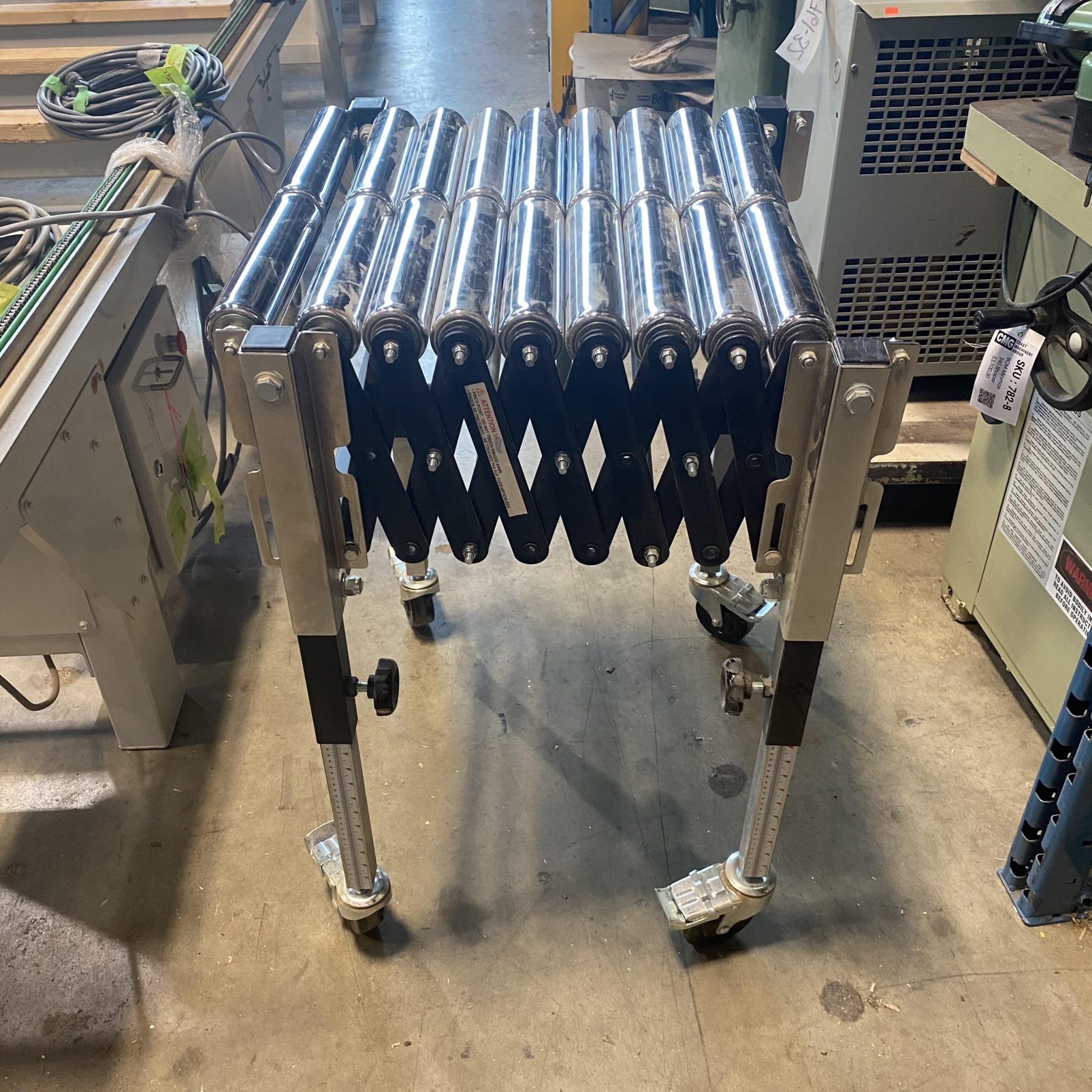 Used Collapsible Roller Table – Coast Machinery Group