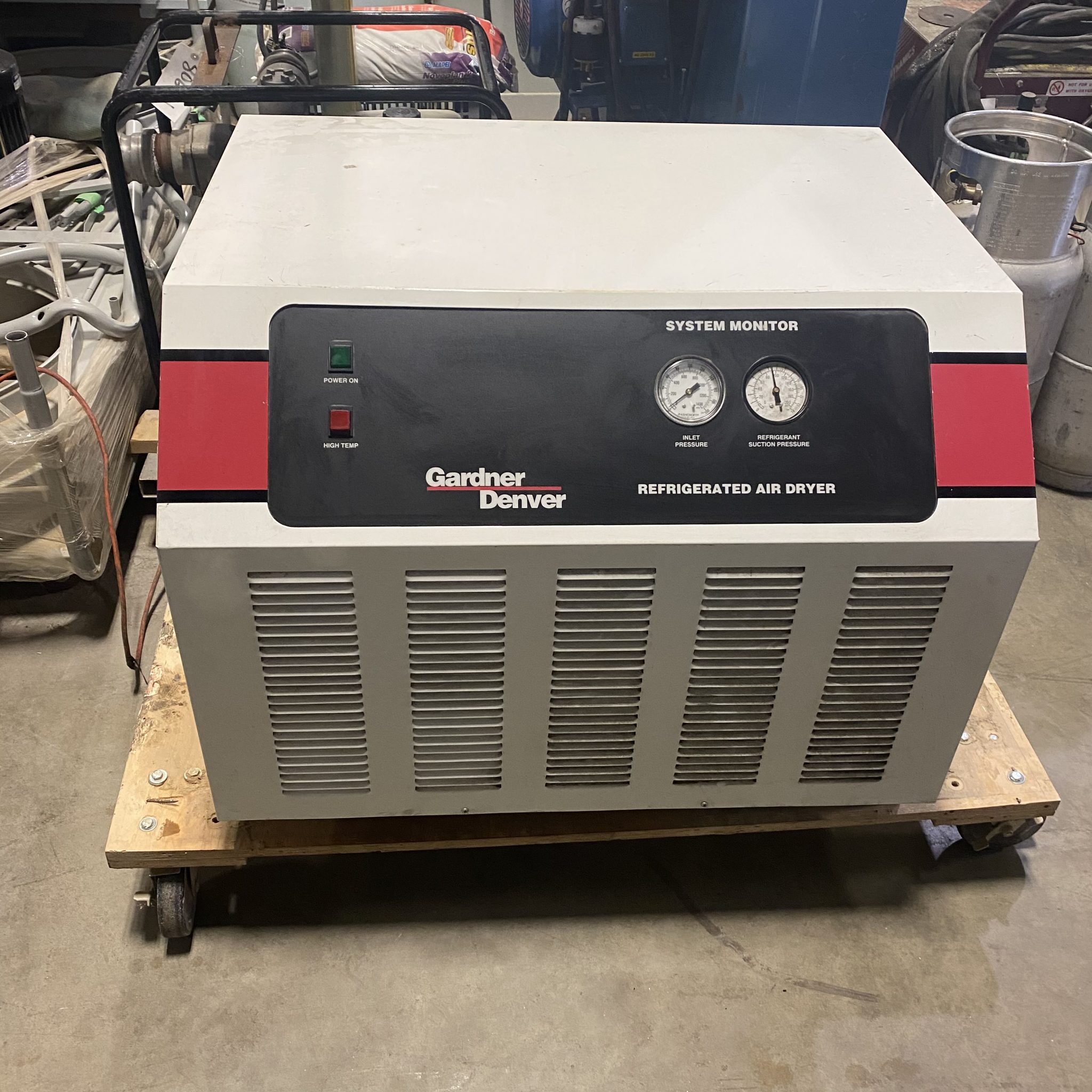 Used Gardner Denver 25 HP Compressor w/ Gardner Denver Air Dryer ...