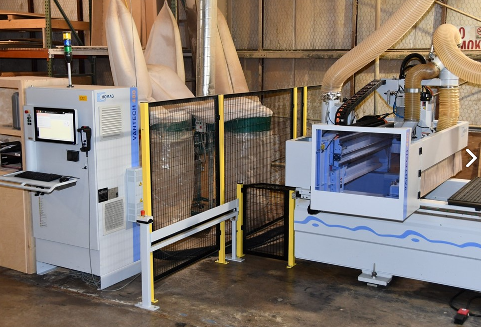 Used Weeke Vantech 480 CNC with offloading table – Coast Machinery Group