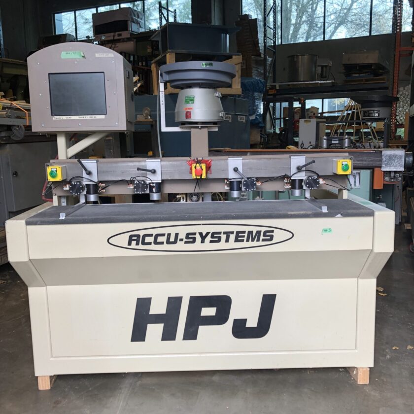 Used HPJ-7 Accusystems CNC Dowel Inserter – Coast Machinery Group