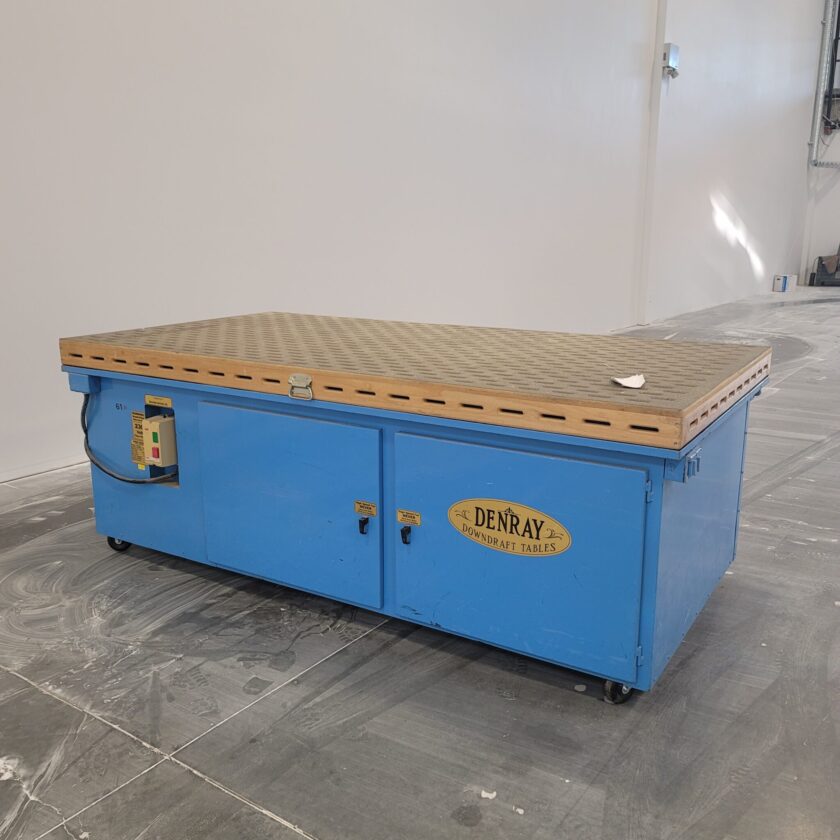 Used Denray Downdraft Table – Coast Machinery Group