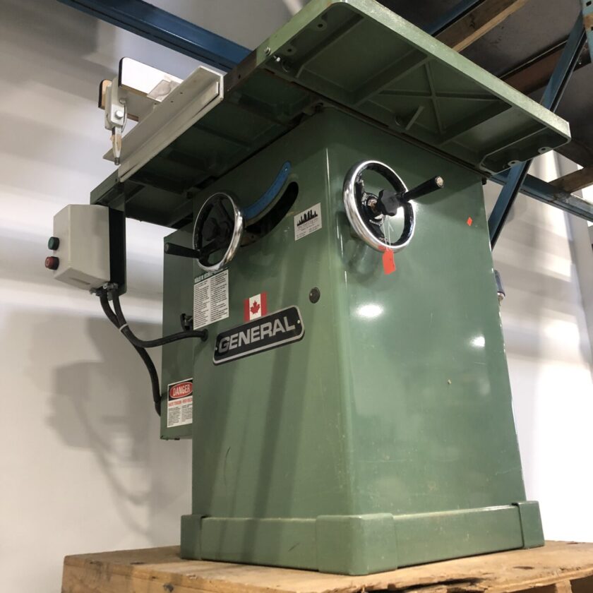 Used General 650 Table Saw – Coast Machinery Group