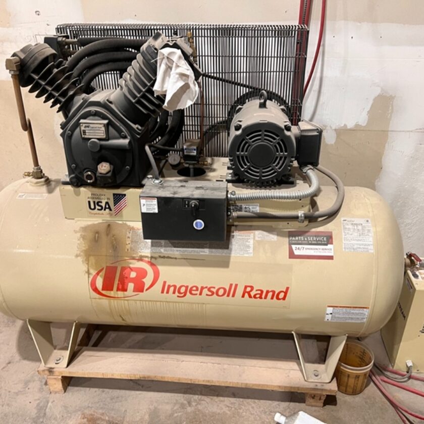 Used Ingersoll Rand 2545E Horizontal Air Compressor – Coast Machinery Group