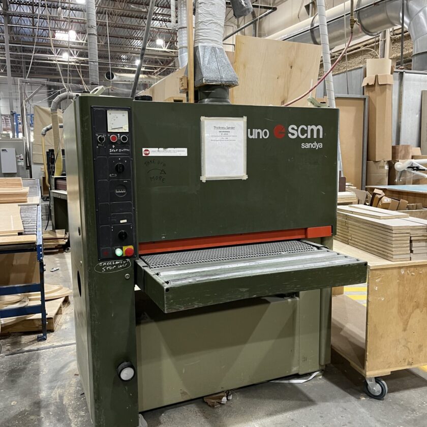 Used SCM Uno C-CS Thickness Sander – Coast Machinery Group