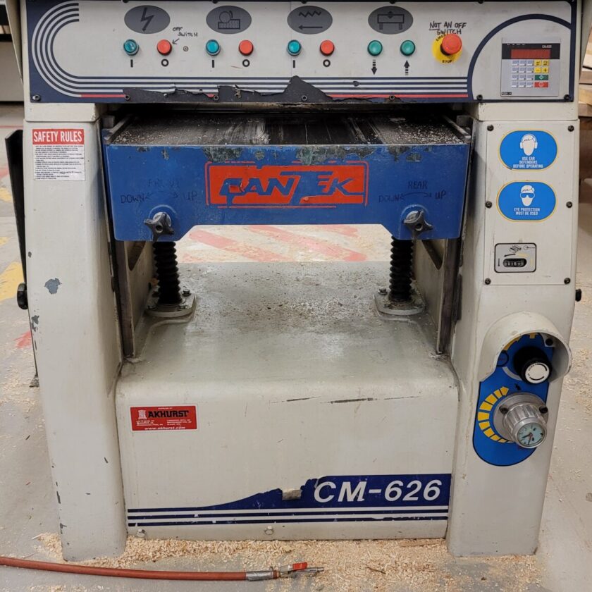 Used Cantek CM-626 Planer – Coast Machinery Group