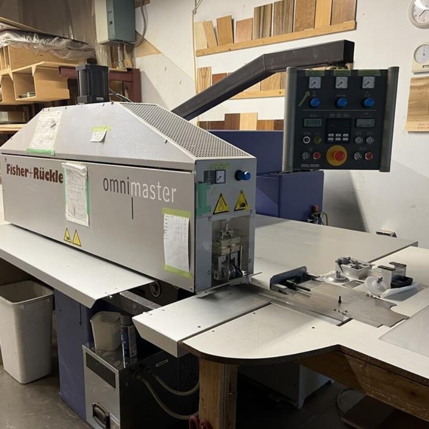 Used Fischer Ruckle Omni Master Veneer Splicer – Coast Machinery Group