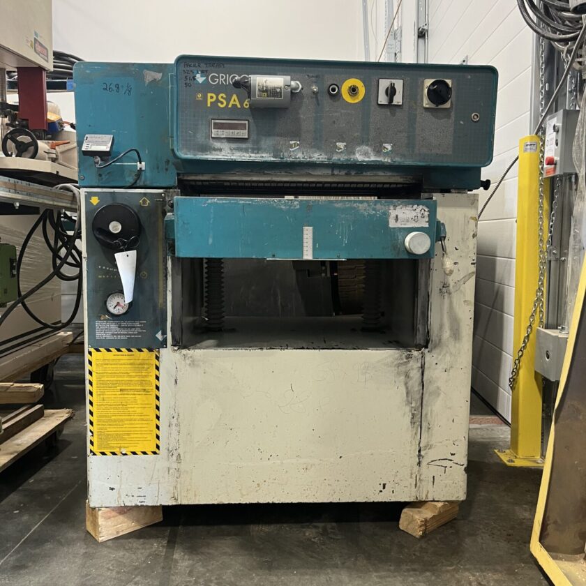 Used Griggio PSA 630 Planer – Coast Machinery Group