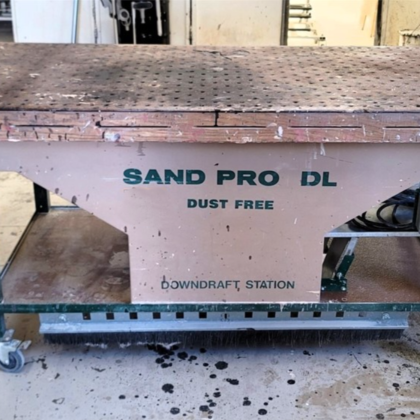 Used Sandpro DL7236 Down Draft Table – Coast Machinery Group