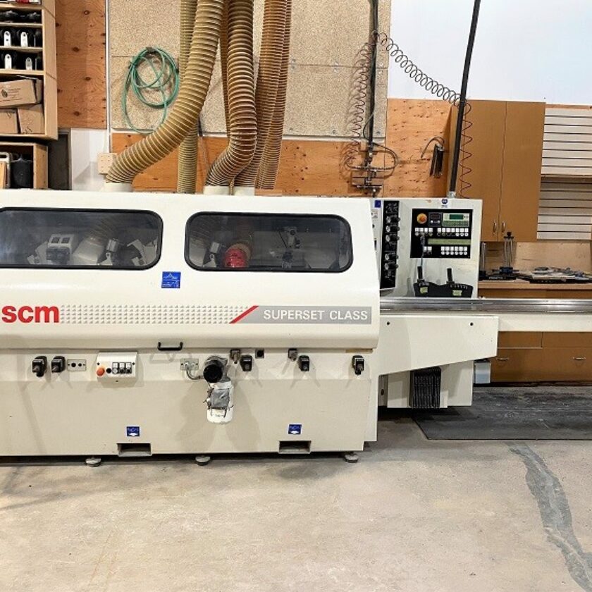 Used 2005 SCM Superset Class 6 Head Moulder – Coast Machinery Group