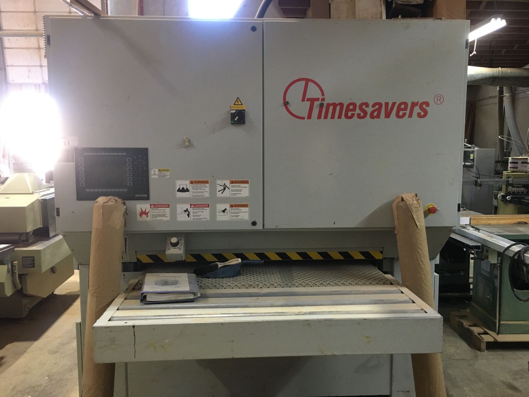 Used Timesavers 3201-1350 WK Wide Belt Sander – Coast Machinery Group