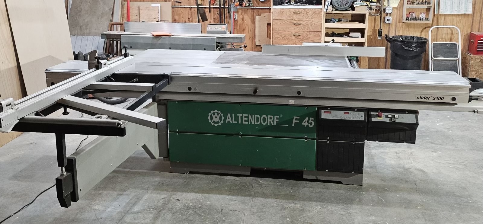 Used Altendorf F45 Sliding Saw – Coast Machinery Group