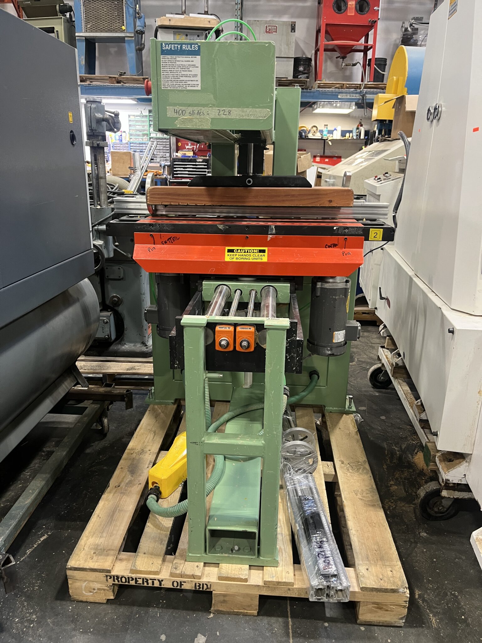 Used Conquest 2-46 Double Line Boring Machine – Coast Machinery Group