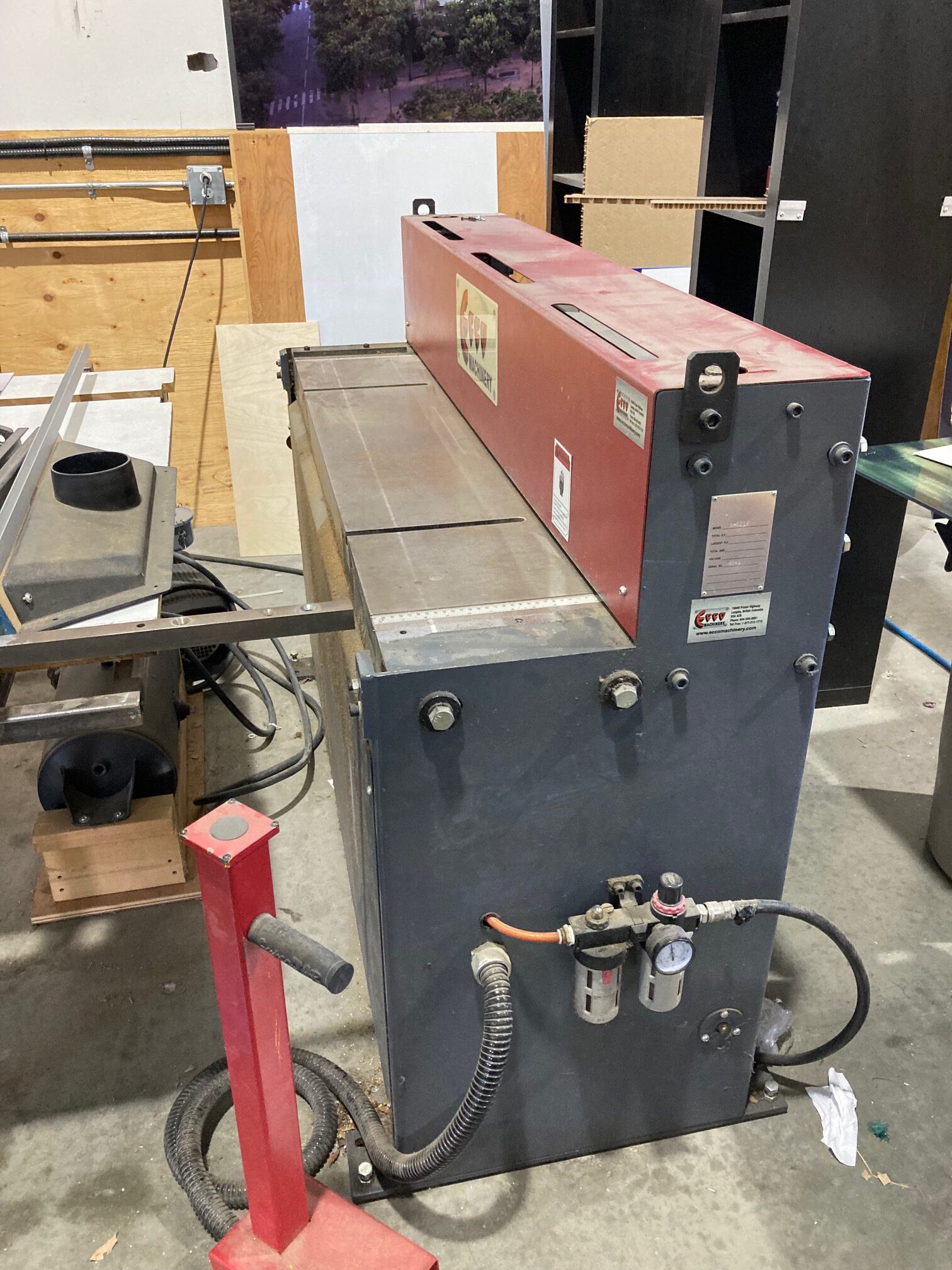 Used Ecco A-5216 Pneumatic Shear – Coast Machinery Group