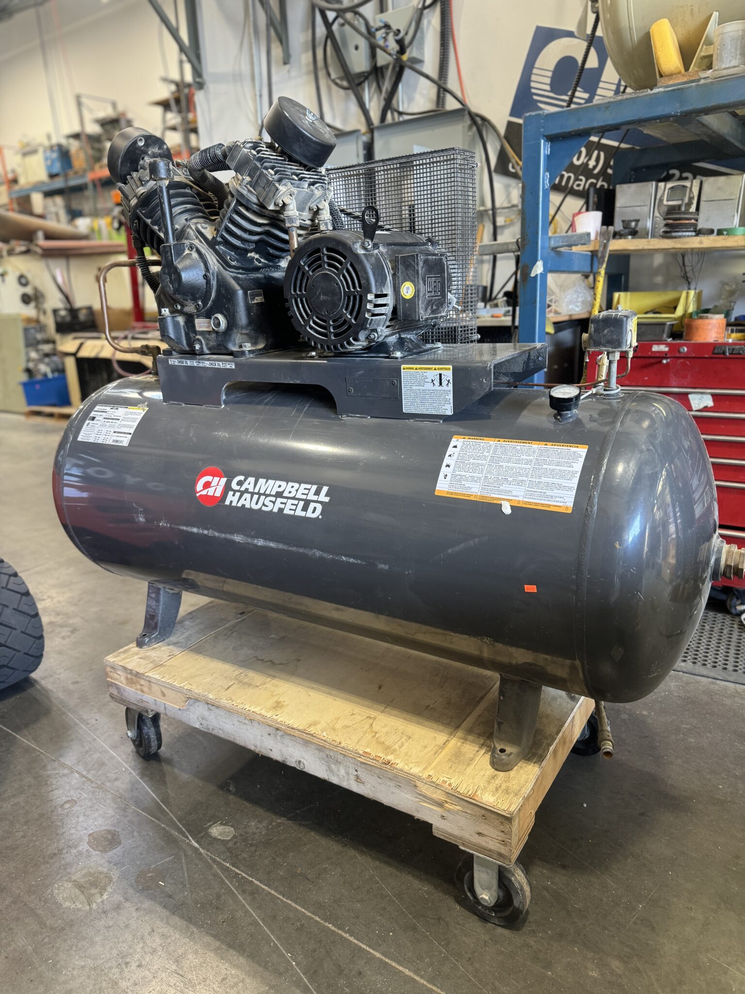 Used 10 HP Campbell Hausfeld Compressor – Coast Machinery Group