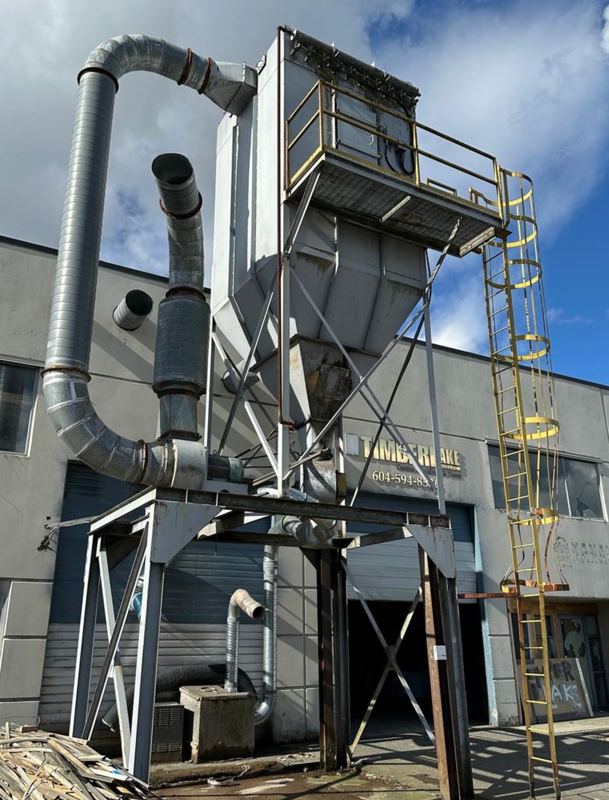 Used Allied Dust collector 40hp 14,000 cfm – Coast Machinery Group