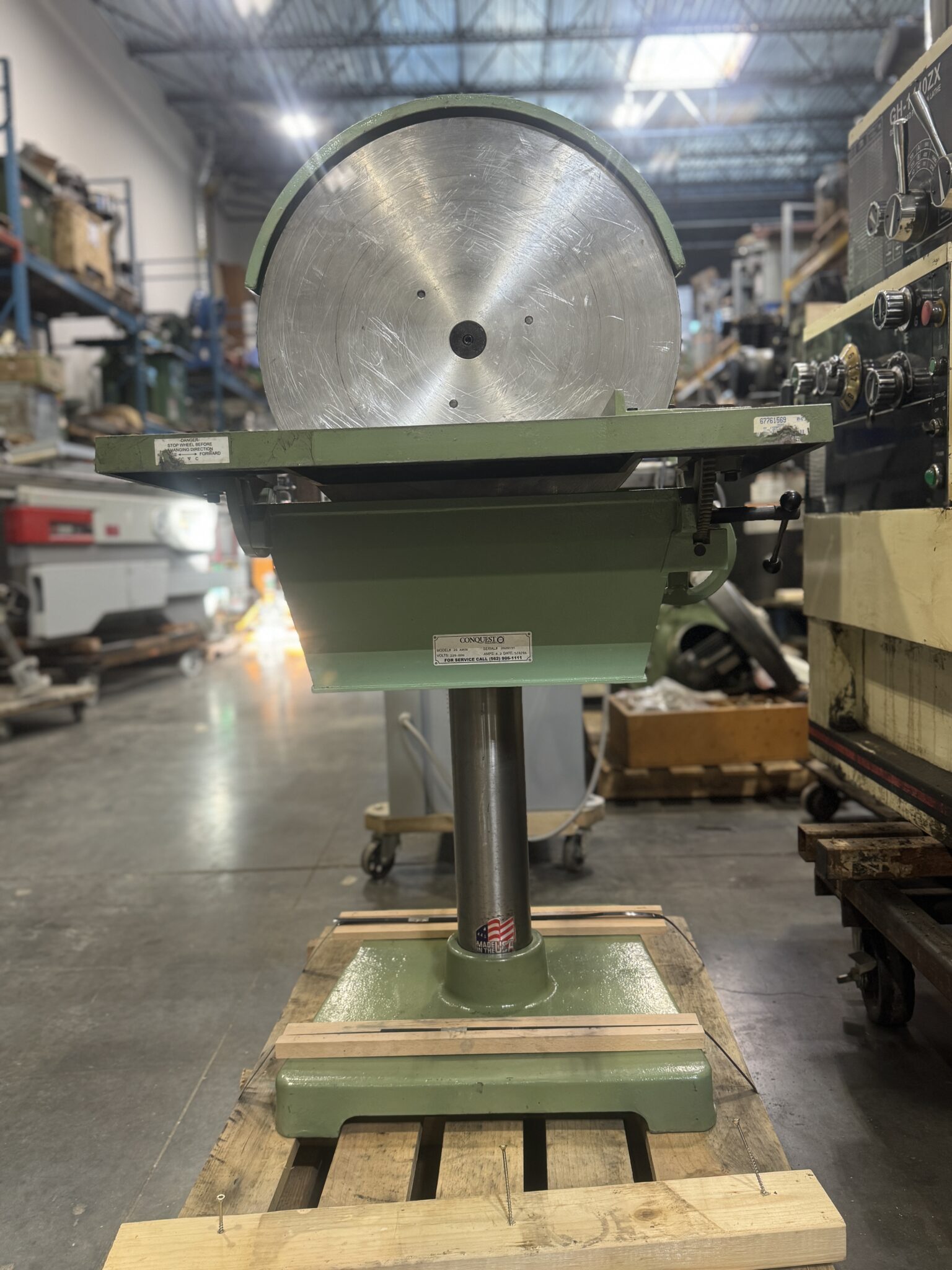 Used Conquest 20 Arch Circular Sander – Coast Machinery Group