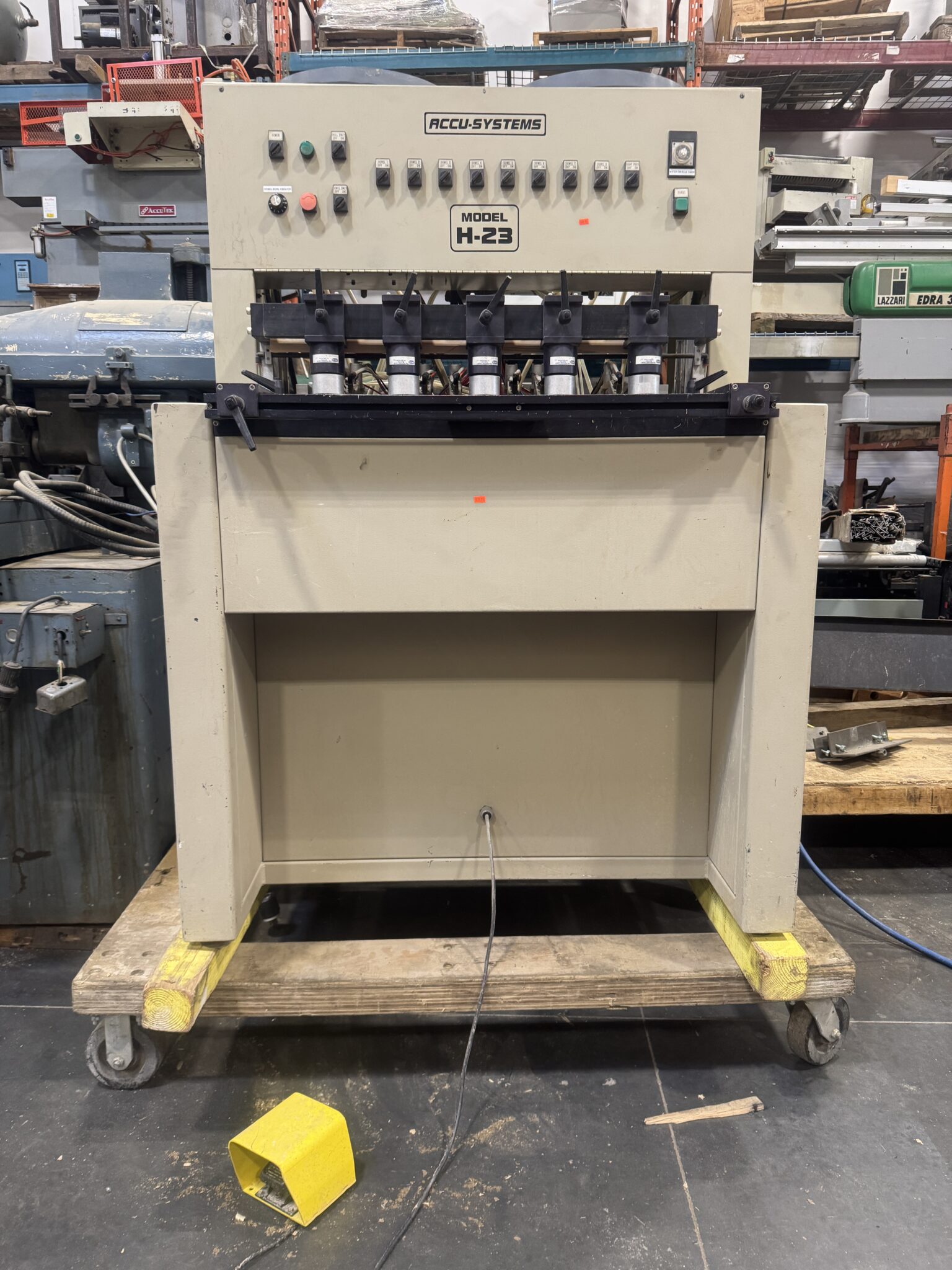 Used Accu Systems H-23 Drill and Dowel Inserter – Coast Machinery Group