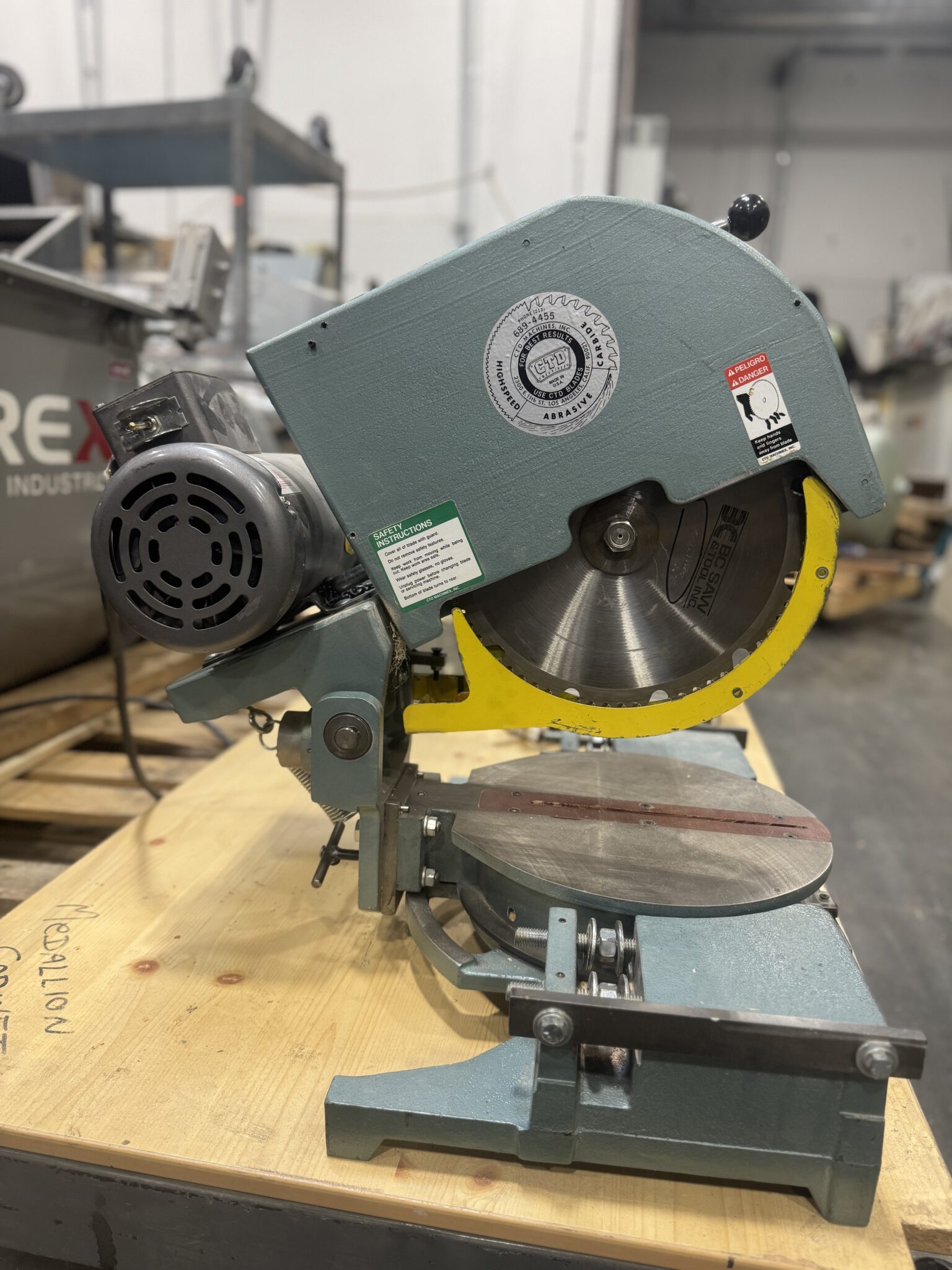 Used CTD CM25 Precision Chop Saw – Coast Machinery Group