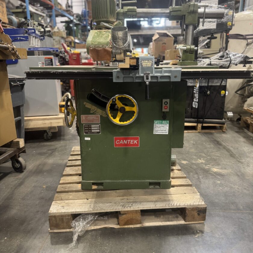Used Cantek TAS 12H 5 HP Table Saw – Coast Machinery Group