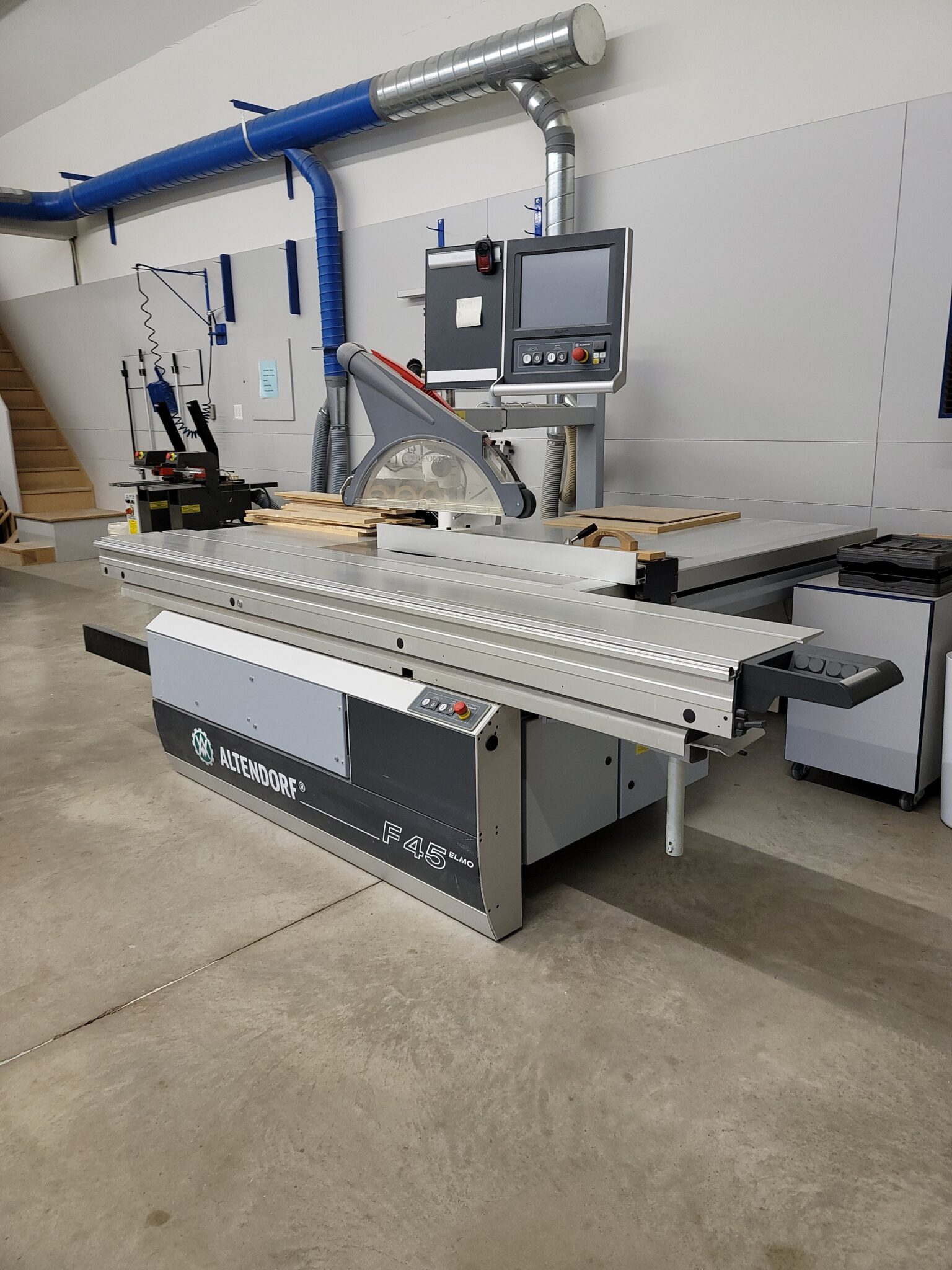 Used 2006 Altendorf F45 Elmo Sliding Saw – Coast Machinery Group