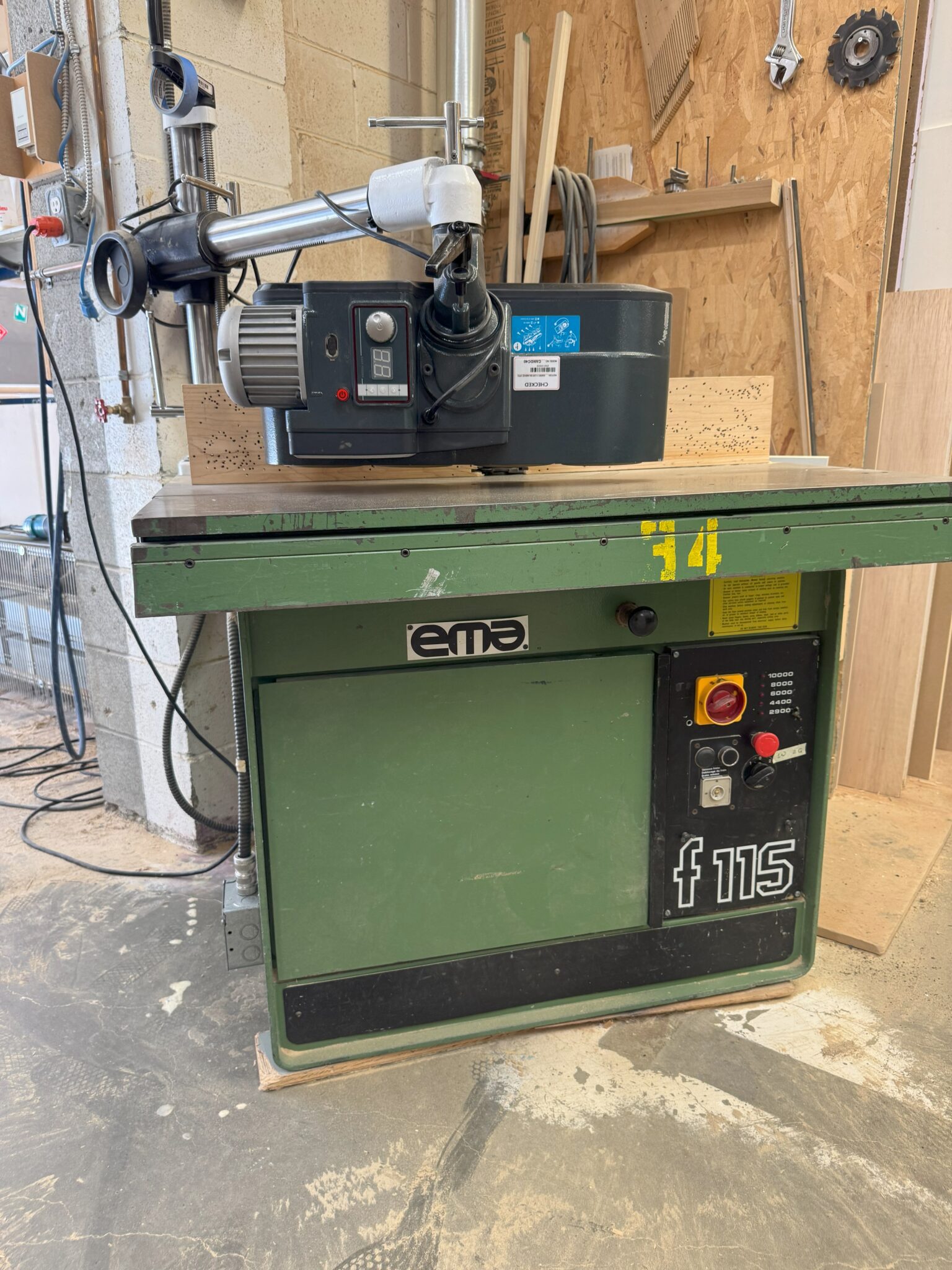 Used Ema F115 Shaper – Coast Machinery Group