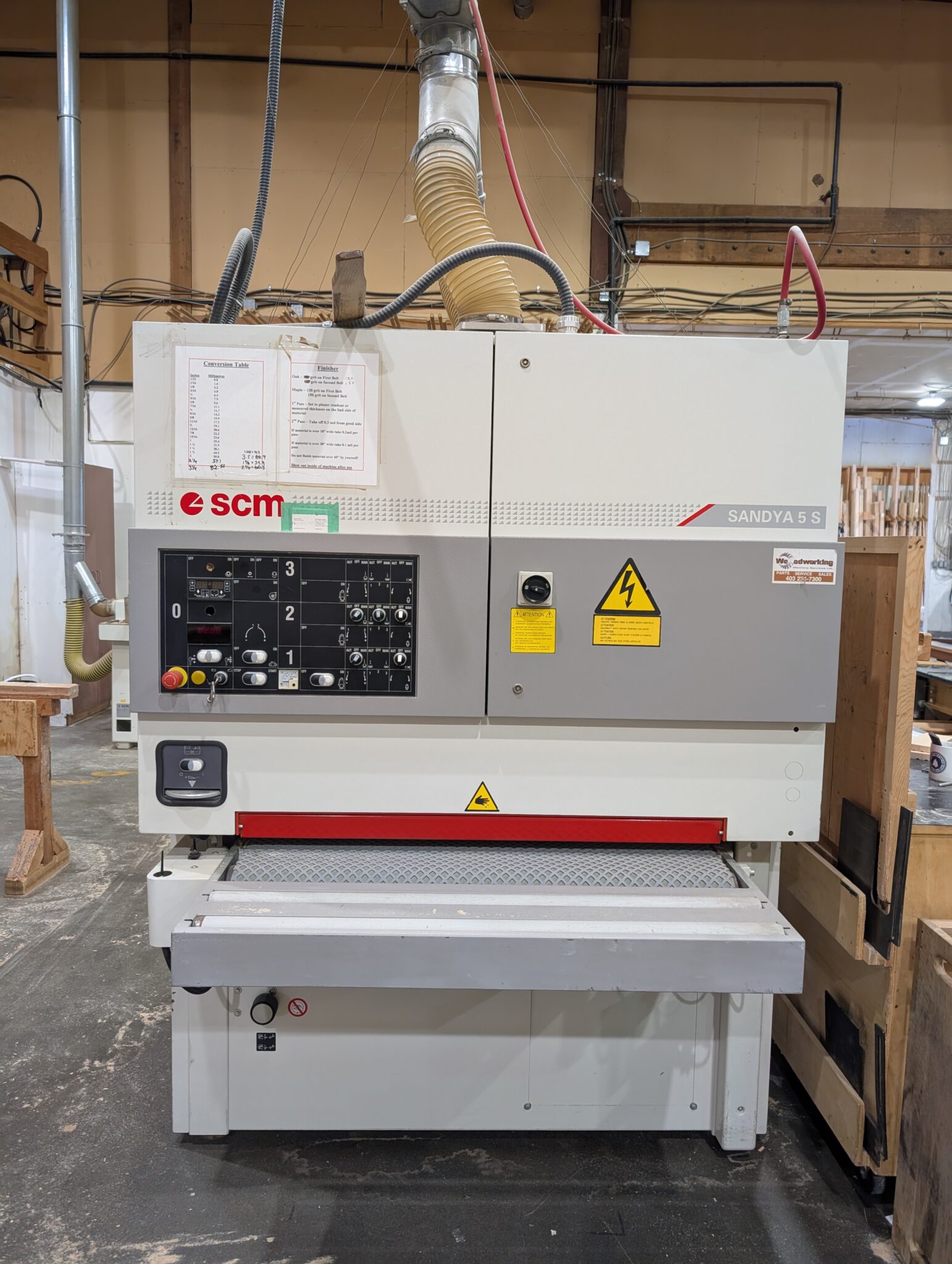 Used SCM Sandya 5 S Thickness Sander – Coast Machinery Group