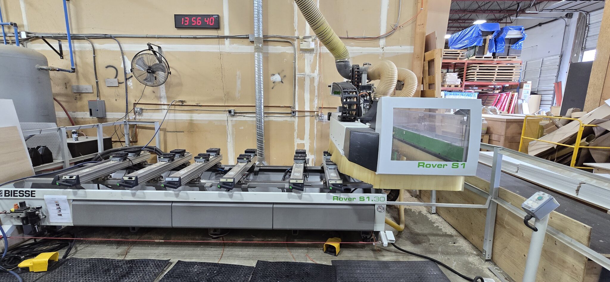 Used Biesse Rover S1.30 Pod and Rail CNC Router – Coast Machinery Group