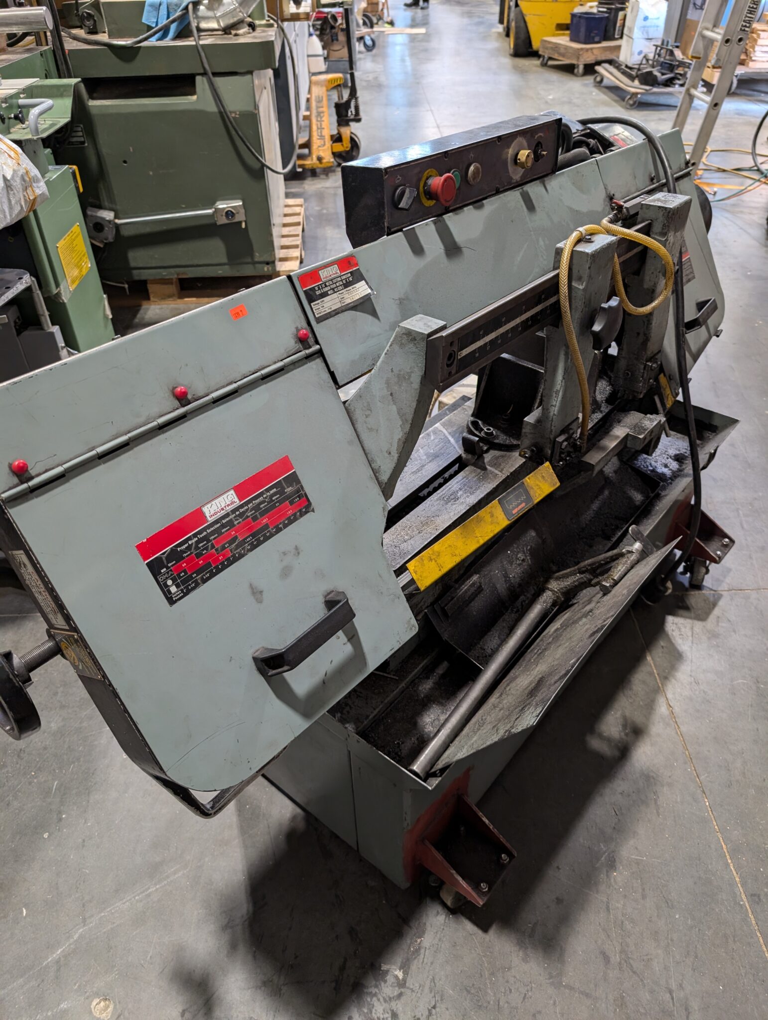Used King KC 226-2 Horizontal Bandsaw – Coast Machinery Group