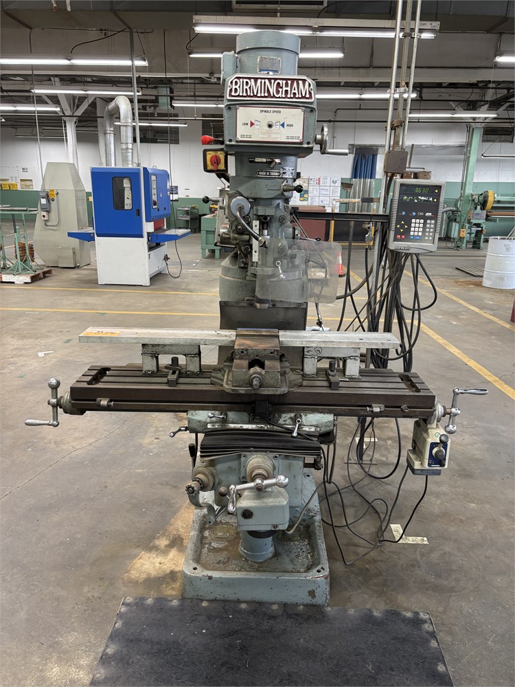 Used Birmingham BPV-3949 Vertical Milling Machine – Coast Machinery Group