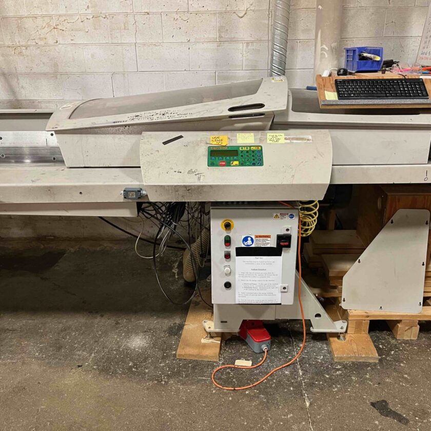 Used Tiger Stop Programmable Upcut Saw – Coast Machinery Group